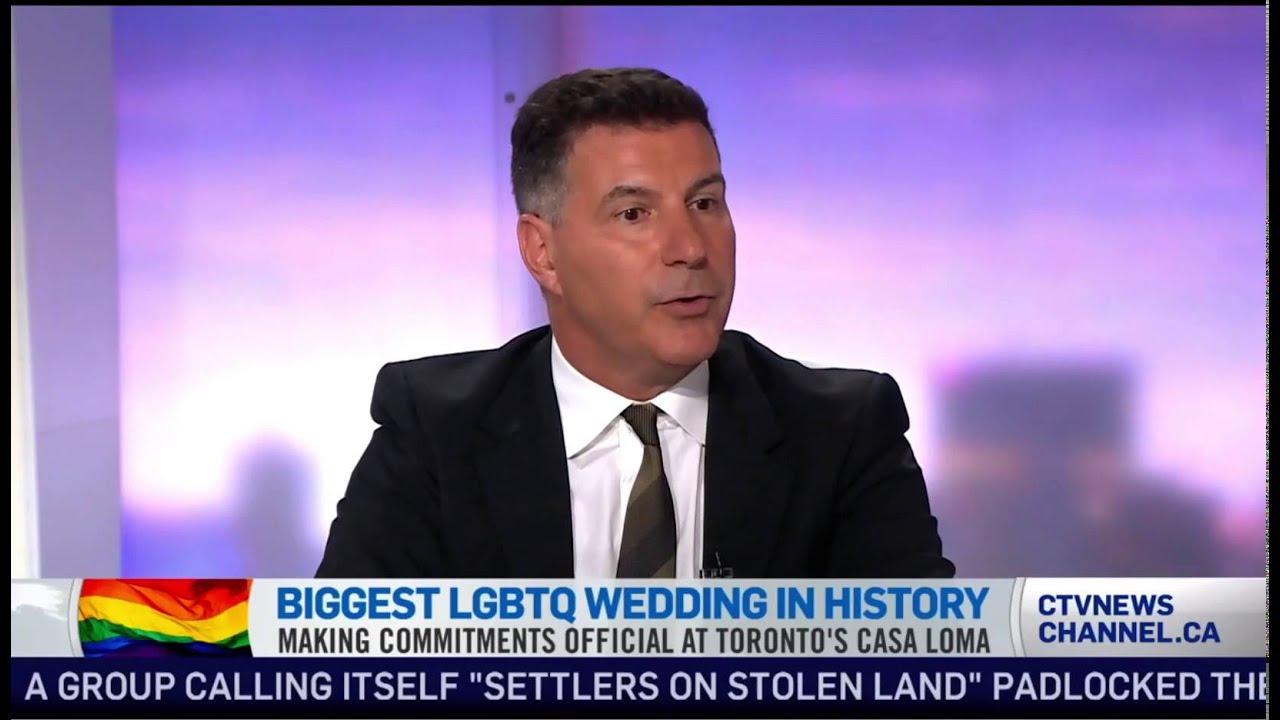 CTV interview with Nick Di Donato - World's Largest Gay Wedding - YouTube
