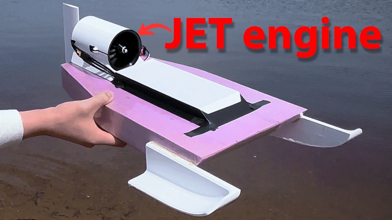 I Made an EDF Powered RC Hydroplane - YouTube