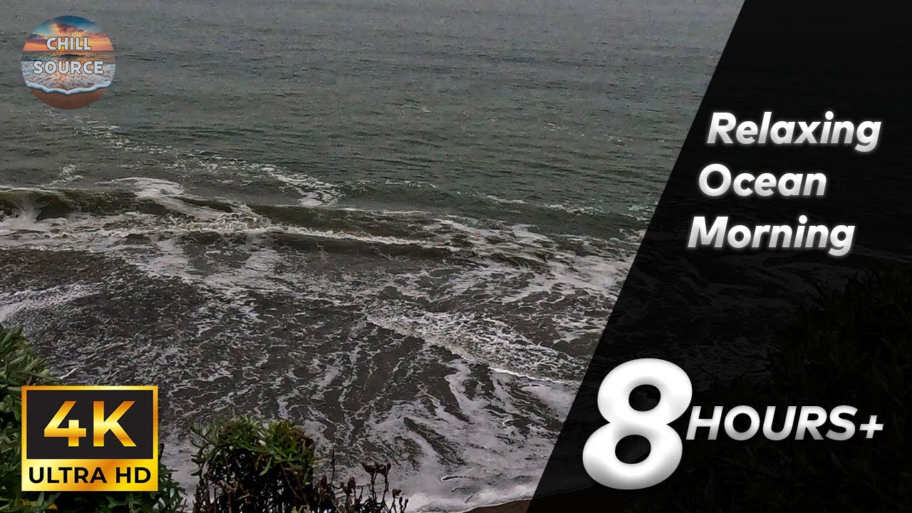 Relaxing Ocean Morning (8 hours) HD 4k - YouTube