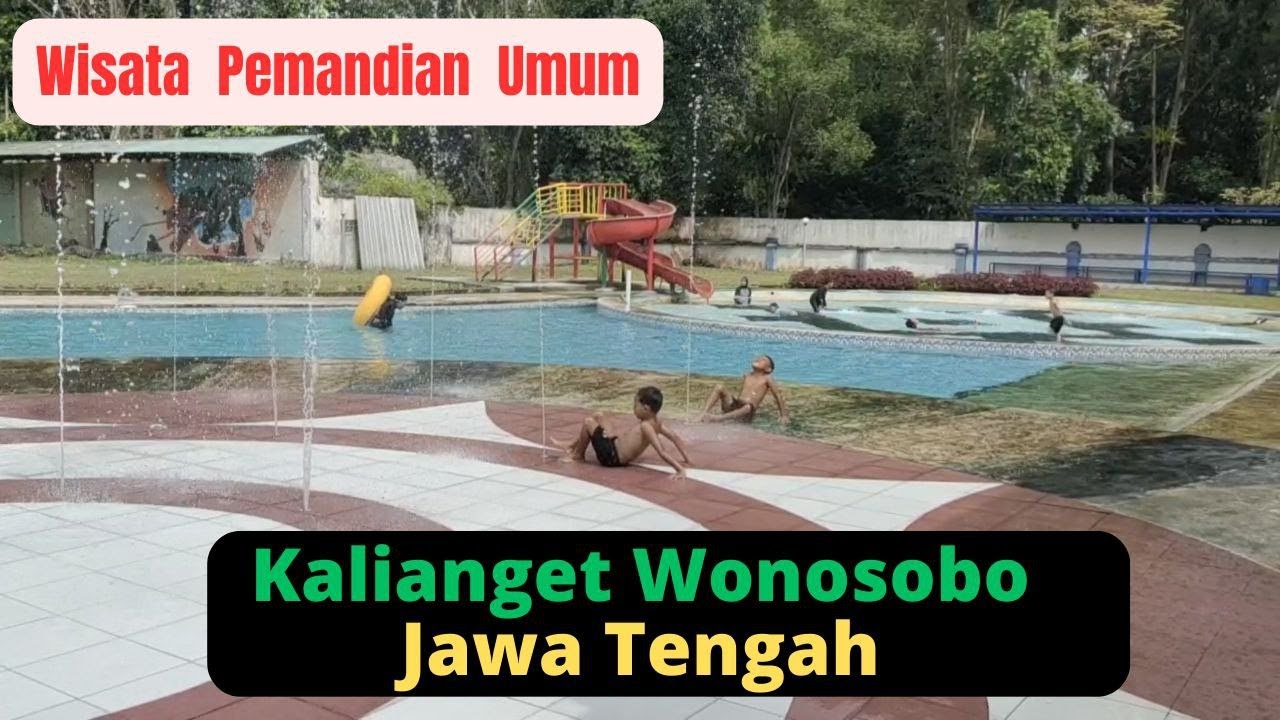 Wisata Pemandian Umum Kalianget Wonosobo - YouTube