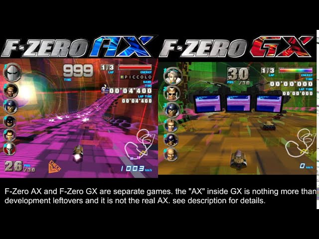F Zero Ax Tracks