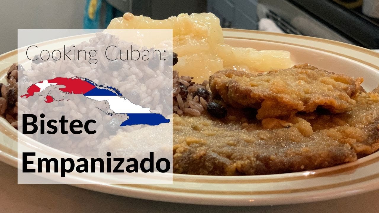 Cooking Cuban - Bistec Empanizado (Breaded fried steak) - YouTube