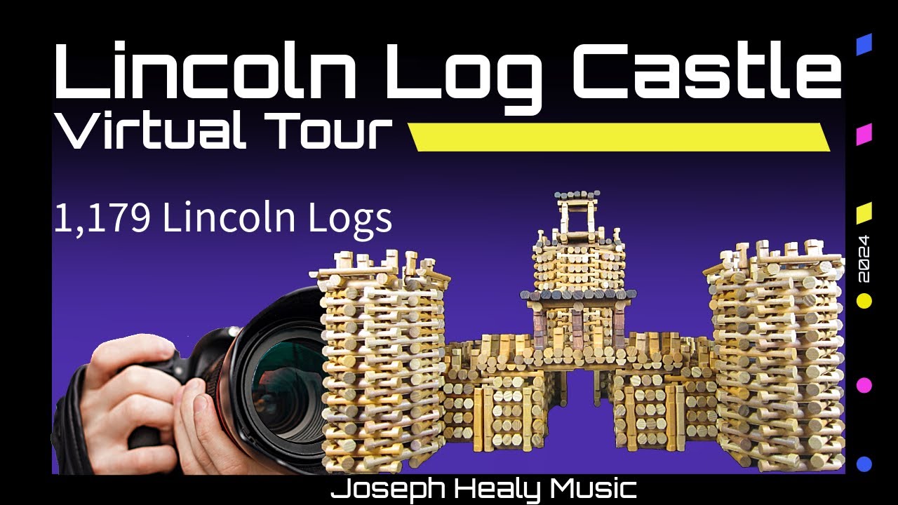 Lincoln Log Castle: Virtual Tour (A Musical Tour Around a 1,179 Log ...