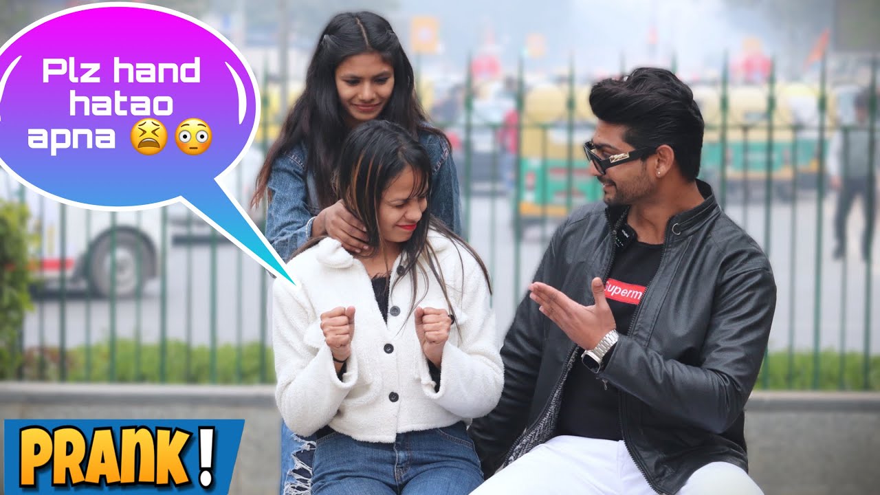 Extra Hand Prank On Cute Girl 👧 😂( prank with kunal ) - YouTube