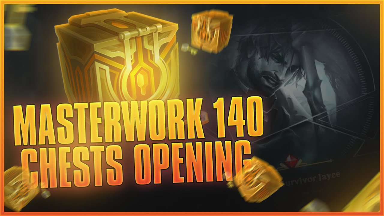 140x Masterwork Chests Opening - League Of Legends - YouTube