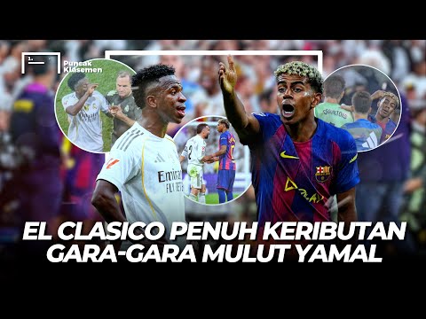 Detik-detik Baku Hantam El Clasico Akibat Mulut Besar Yamal Dibungkam Vini - Madrid Barca Panas