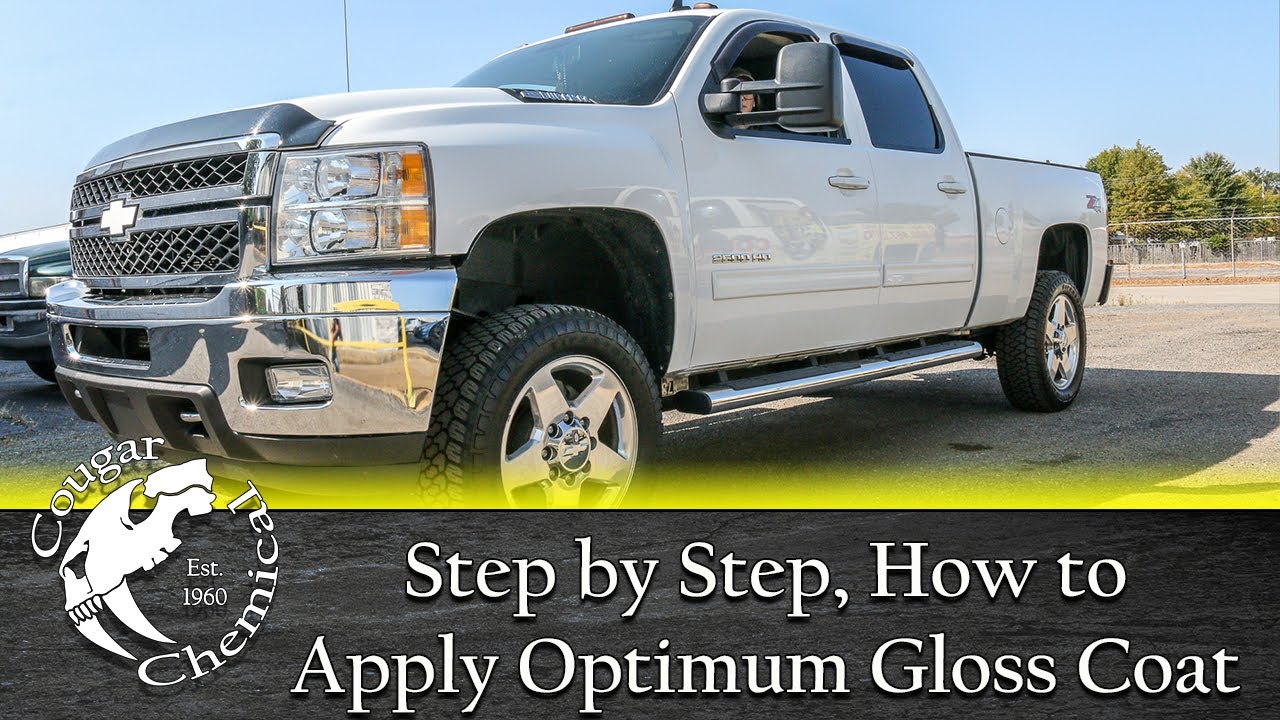 How to Apply Optimum Gloss Coat Step by Step - YouTube
