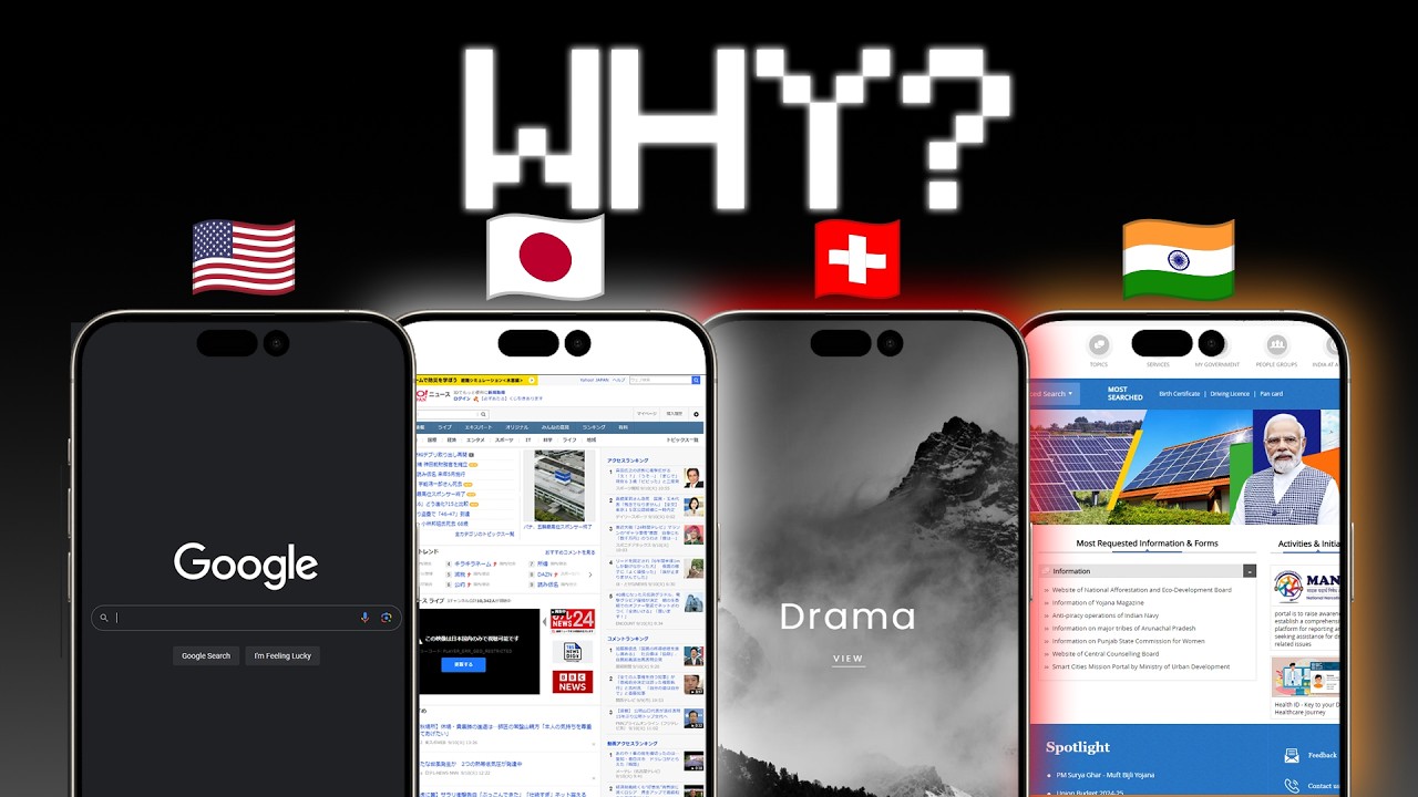 Why Every Country's Websites Look So Different - YouTube