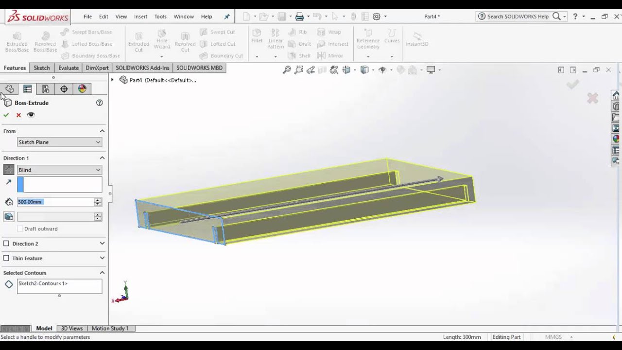 SolidWorks Crash Course Draw 2d then 3d Assemble Move Sketch 2d Print ...