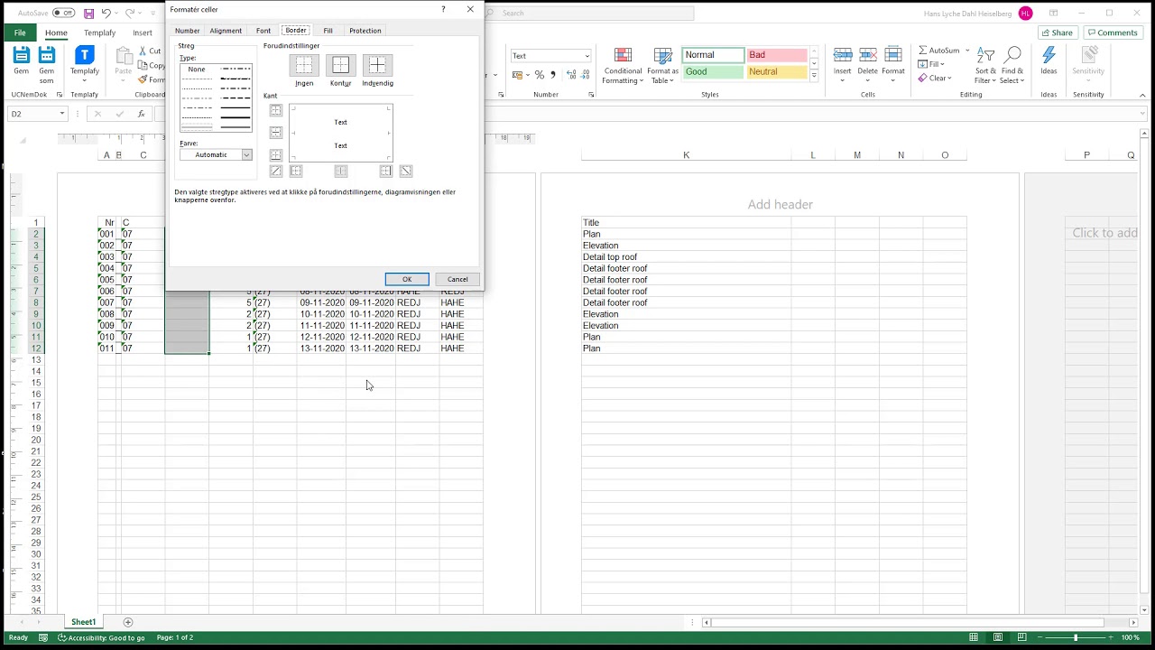 Excel_dynamic drawing list - YouTube