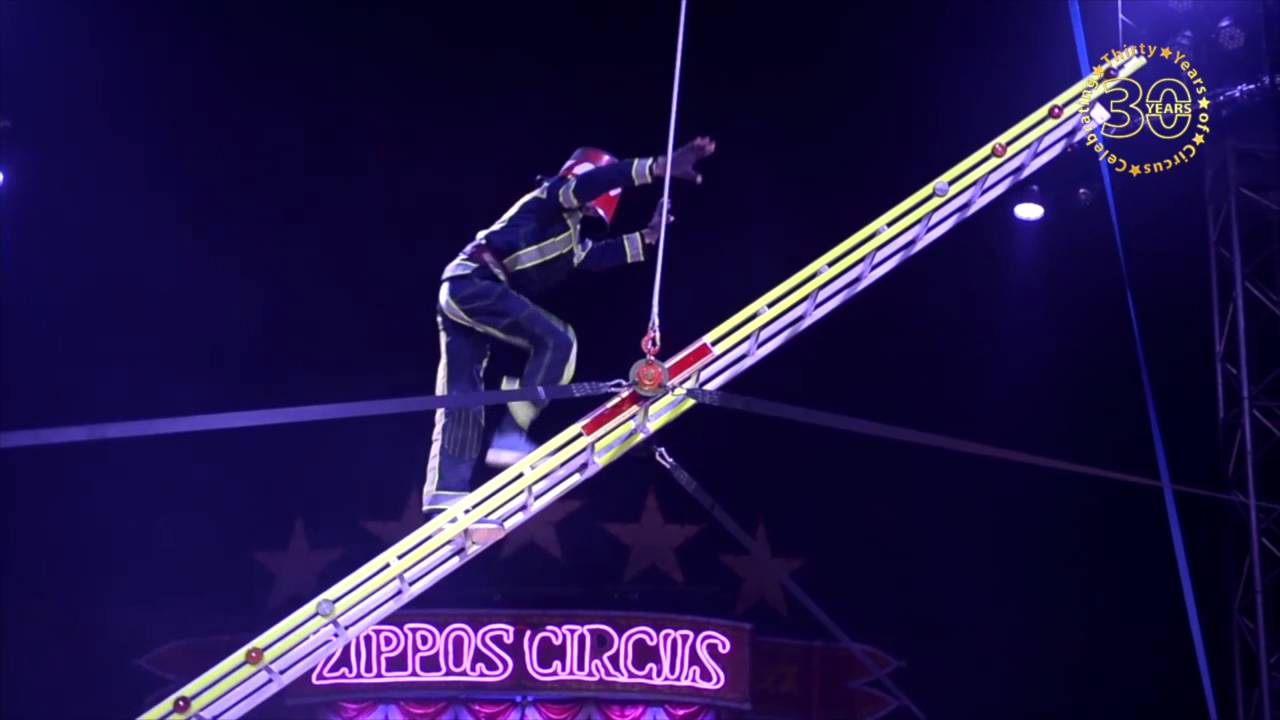 Zippos Circus CELEBRATION 2016 slapstick comedy of Alex the Fireman ...