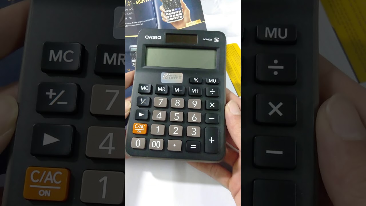 Casio MX-12B - YouTube