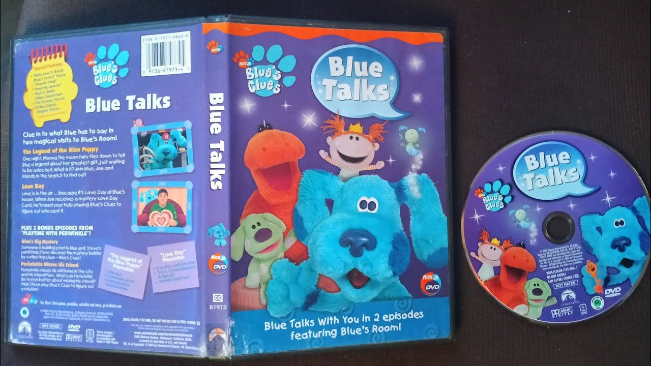 Opening to Blue's Clues: Blue Talks (2004 DVD) - YouTube