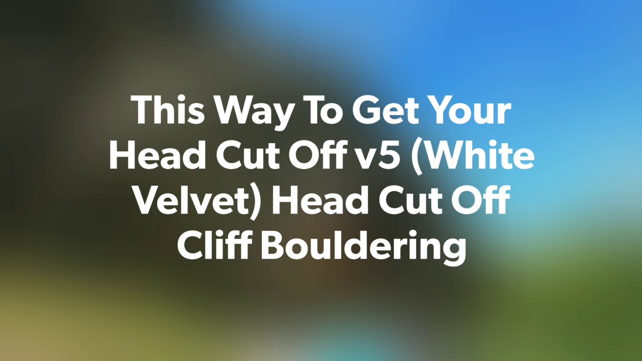 This Way To Get Your Head Cut Off v5(white velvet) Head Cut Off Cliff ...