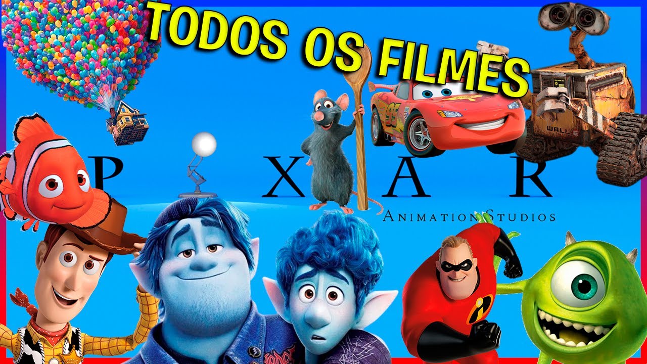 TODOS os filmes da Pixar (de 1995 até 2021) - YouTube