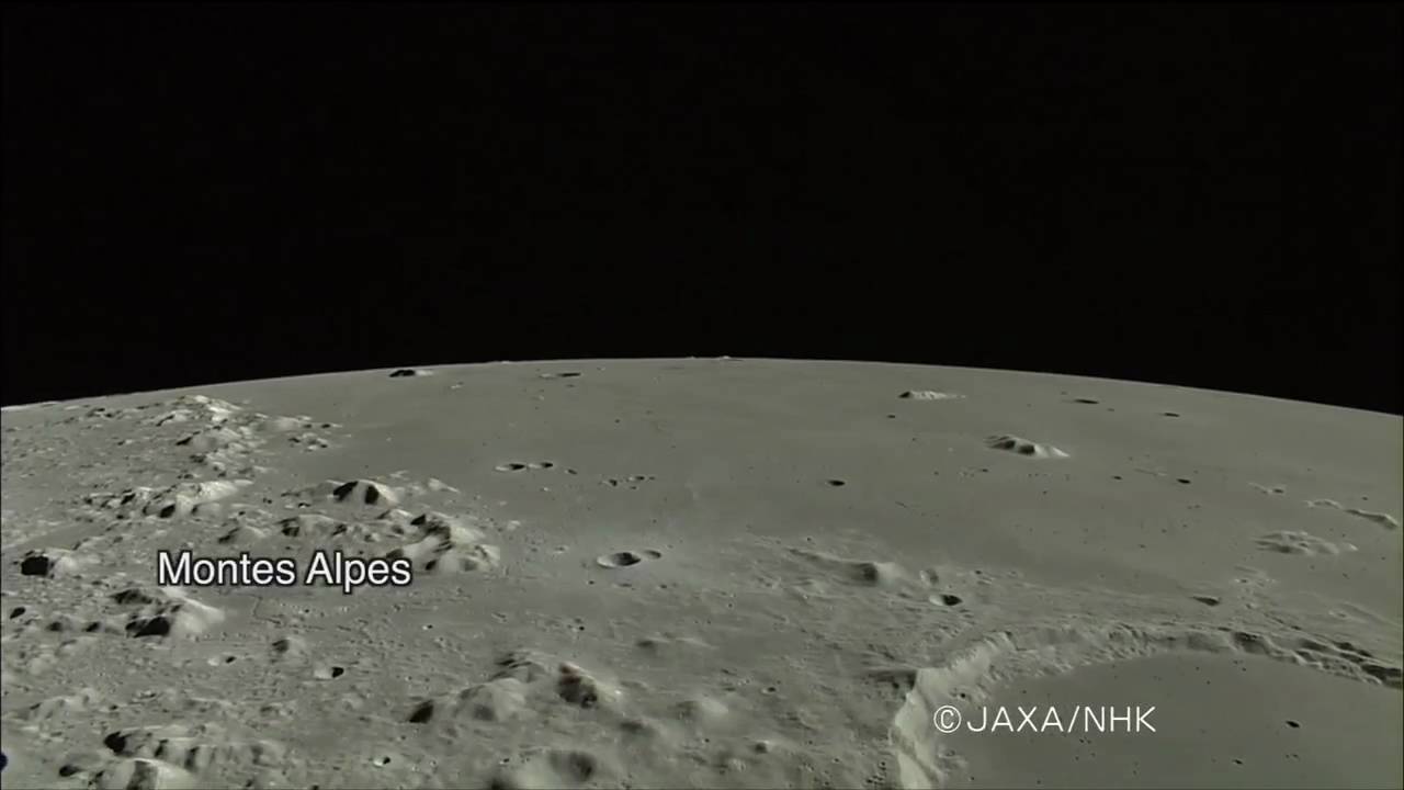 KAGUYA taking "Mons Pico" and "Plato" by HDTV - YouTube