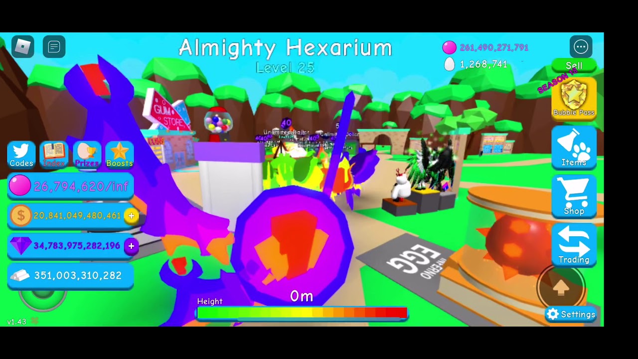 ALMIGHTY HEXARIUM SHOWCASE + TRADING FOR SHJNH UNLIMITED DOLLAR (OP ...