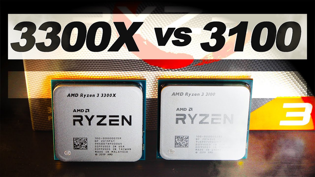 WHICH one is BETTER for YOU? -- AMD Ryzen 3 3300X vs 3100 ...
