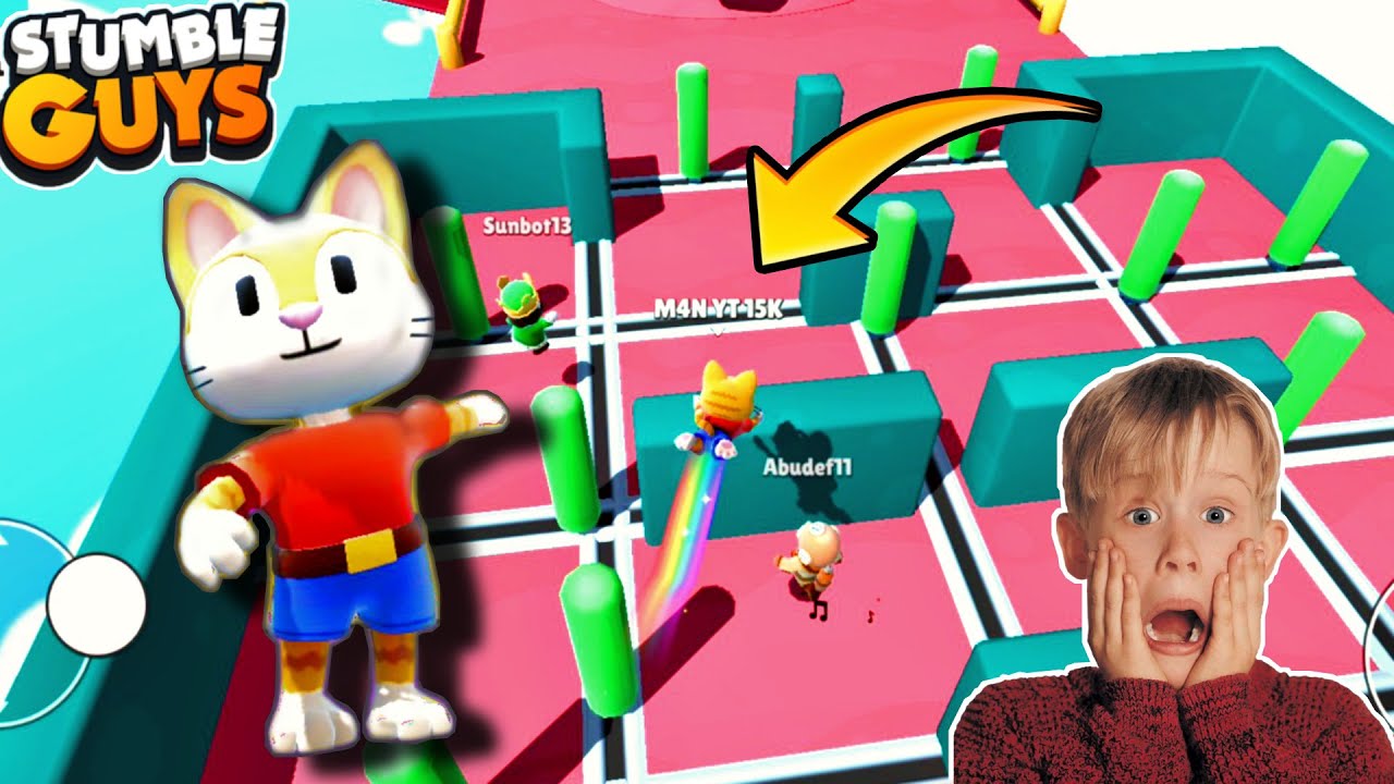 Playing New Cat Skin In Stumble Guys | Stumble Guys Live Stream | M4N ...