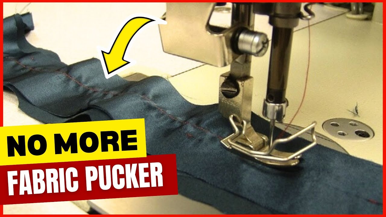 How to Reduce Fabric Wrinkling or Puckering When Sewing | Genius Sewing ...