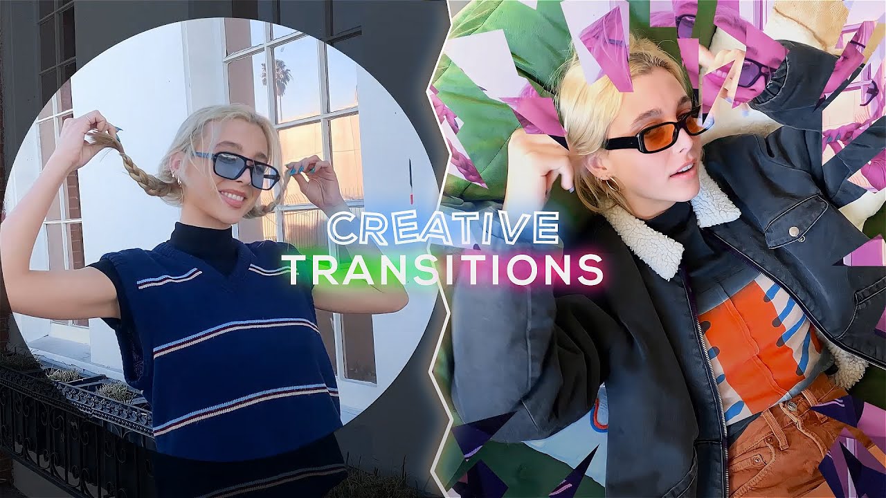 creative transitions for when you're stuck | after effects - YouTube