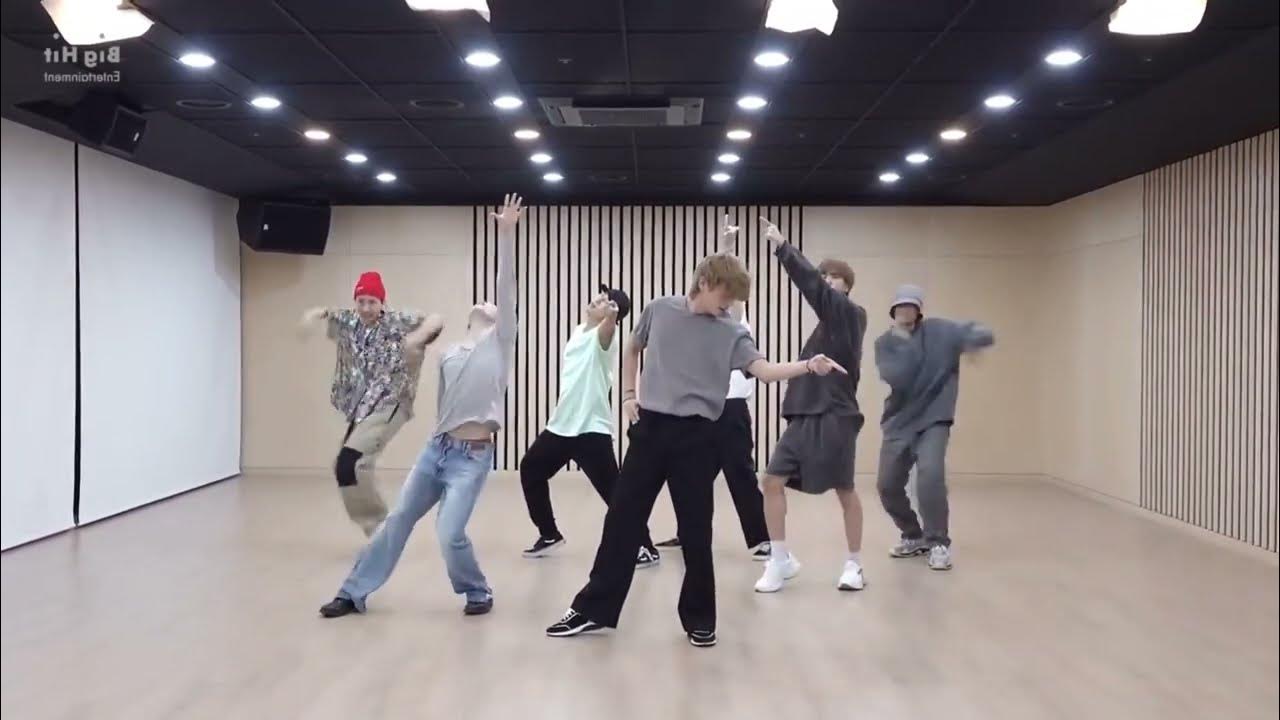 BTS - 'Dynamite' dance practice mirrored 50% slowed - YouTube