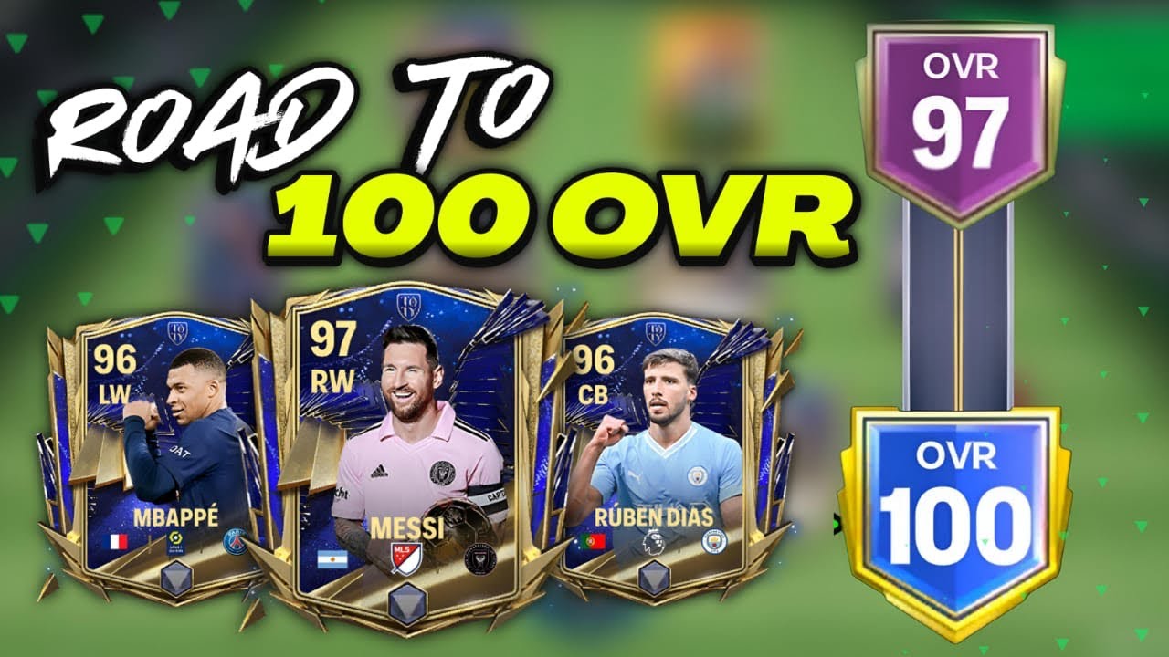 Upgrading My Account to 97 OVR!! Road to 100 OVR - FC Mobile - YouTube