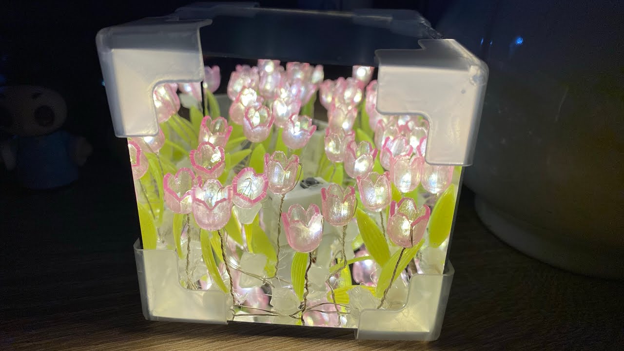 How to Assemble the Tulip Flower Cube Lamp from AliExpress | DIY ...