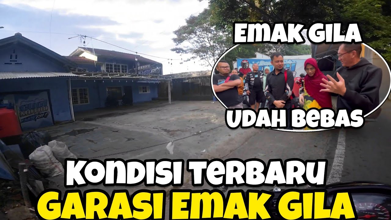 Emak Gila Alhamdulillah Bebas | Nunggu Riding Bareng Emak - YouTube