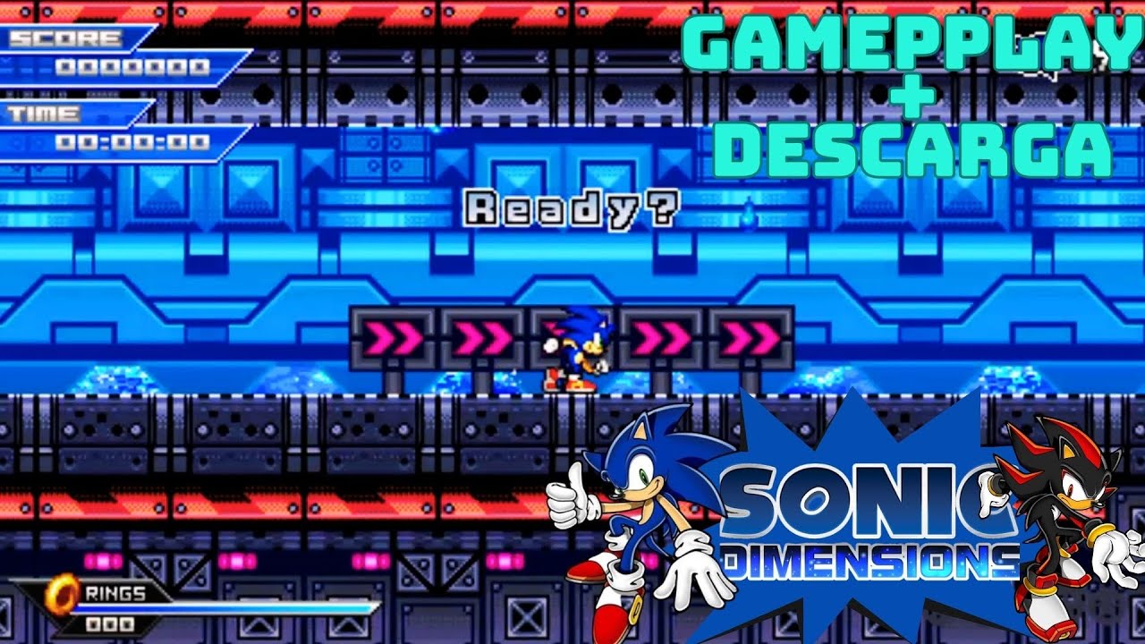 Sonic Dimensions (El mejor juego FAN GAME 2D de Sonic)Descarga+Gameplay ...