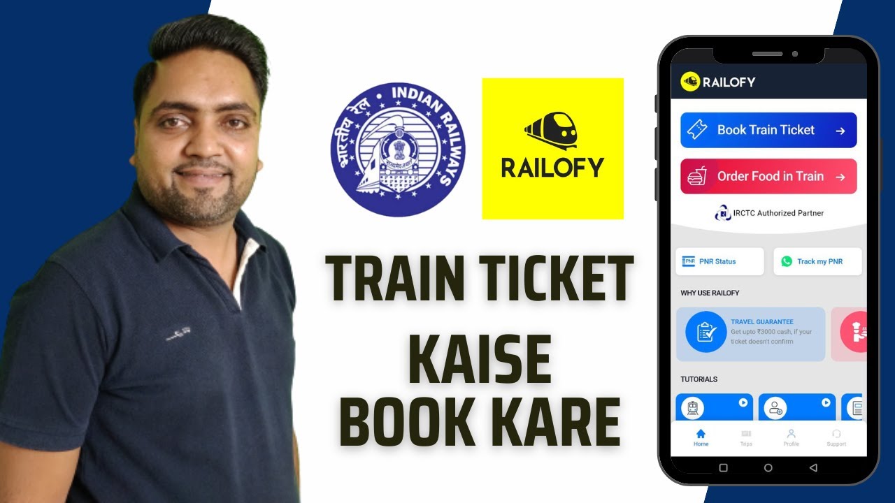 Railofy train ticket booking | Railofy app se ticket book kaise kare ...