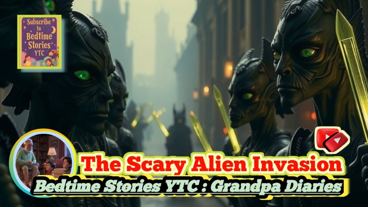 The Scary Alien Invasion | Bedtime Stories YTC #bedtimestoriesytc # ...