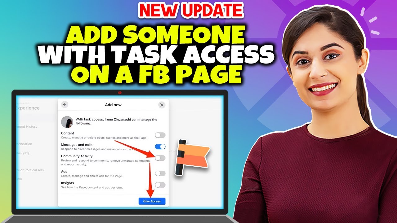 How To Add Someone With Task Access On A Facebook Page - Full Guide ...