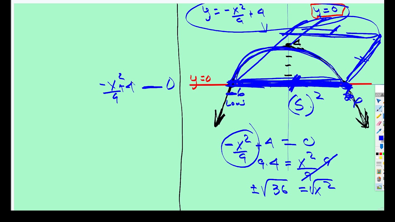 Integration: The Base of a Solid that is Square - YouTube