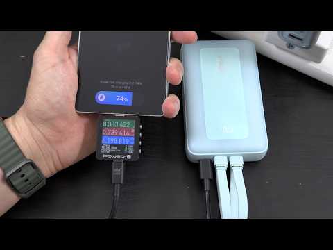 Anker Zolo 45w 20,000mAh (2025 Upgraded Version) Power Bank with Dual Built-in USB-C Cables