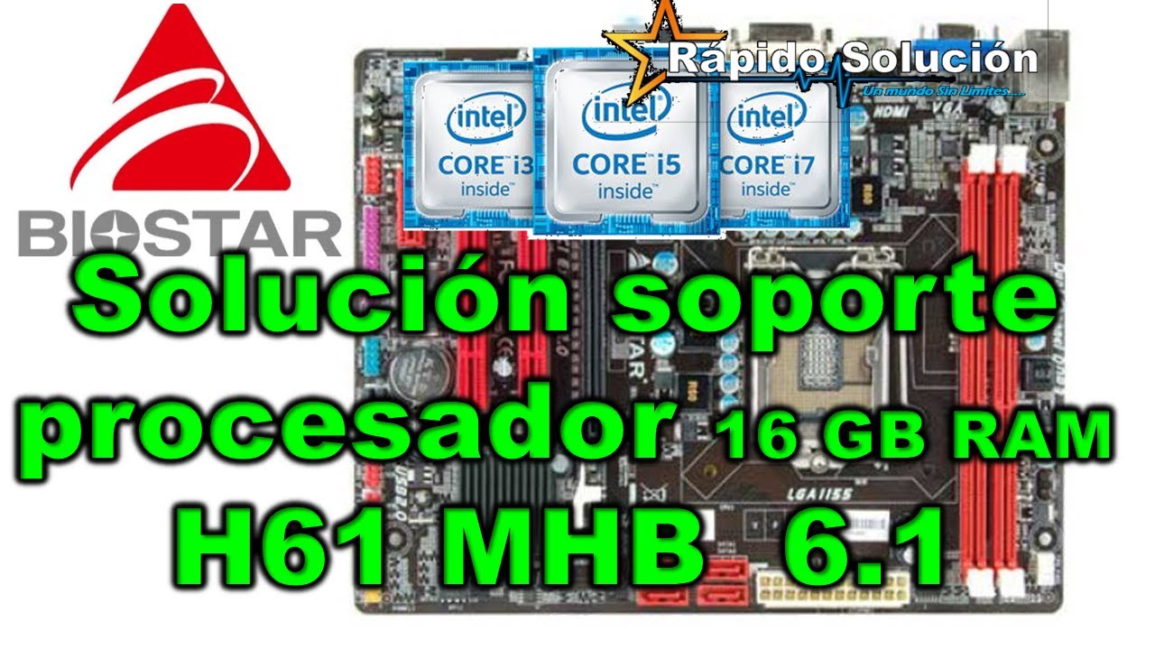 Tarjeta Madre H61MHB 6.1 v - YouTube