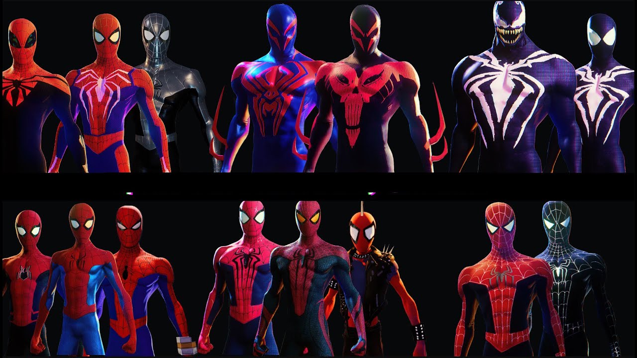 SPIDER-MAN MILES MORALES All SUITS [PC 4K 60ᶠᵖˢ ULTRA] - YouTube