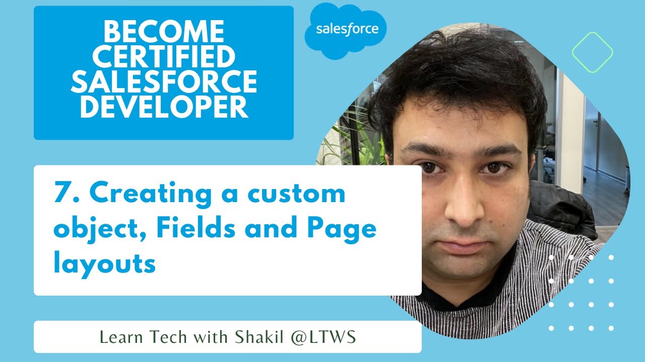 7 Creating A Custom Object Fields And Page Layouts Learntechwithshakil Youtube