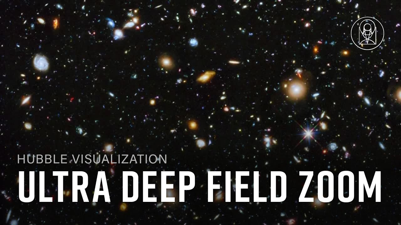 Zoom and Pan of the Hubble Ultra Deep Field 2014 - YouTube