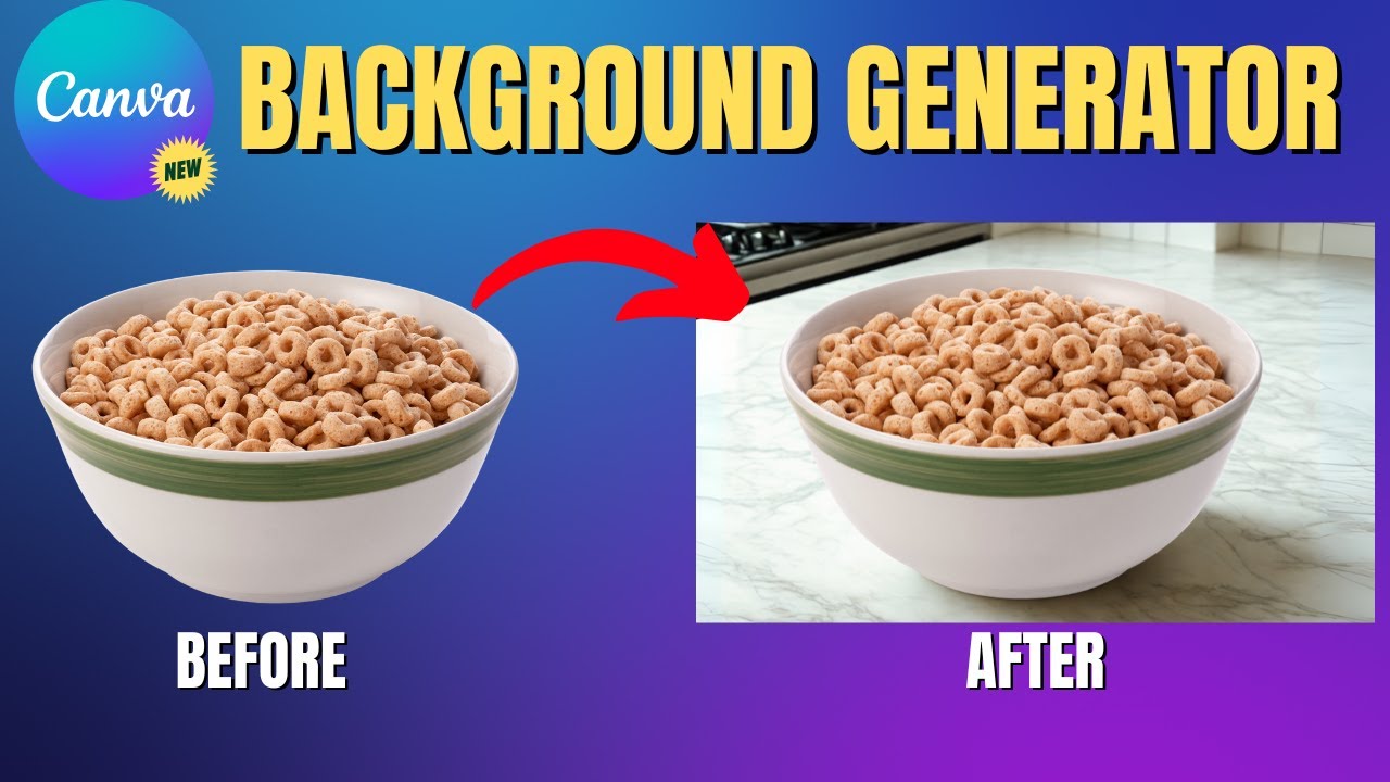 Canva's New BG Generator Is MAGIC! 🎨 | AI Backgrounds in Seconds - YouTube