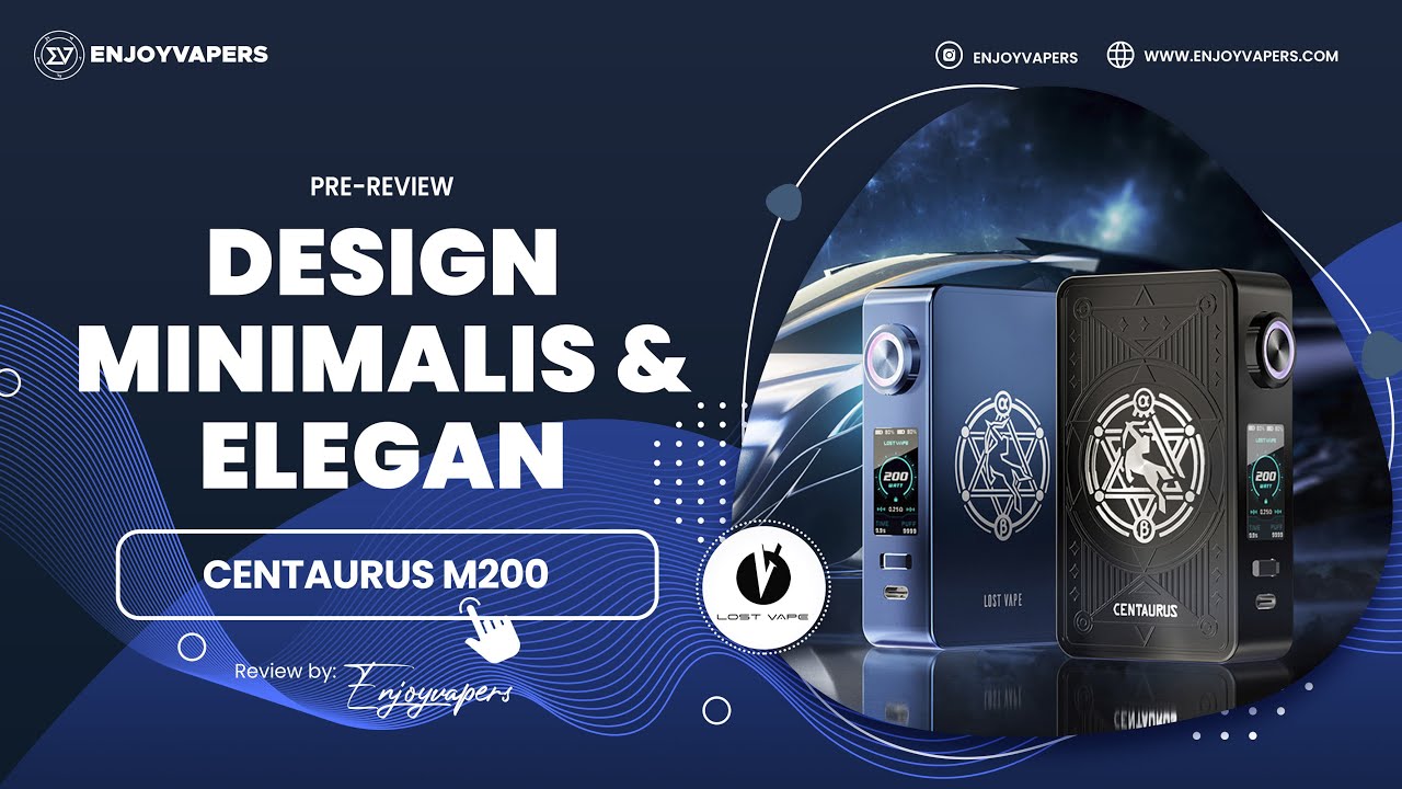 Info Pre-Review & Harga Mod Centaurus M200 by Lost Vape - YouTube