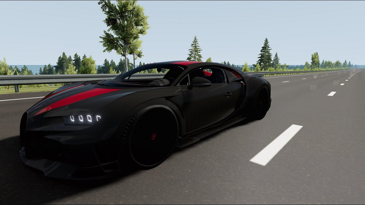 BUGATTI Chiron breaks through magic 550 KM/H barrier in German AutoBahn ...