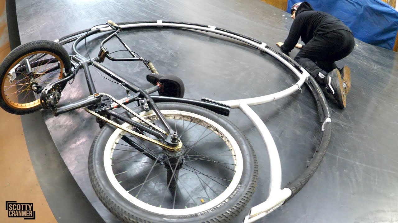 Learning To Roll The HARD Way On The Roller Coaster Bike! - YouTube