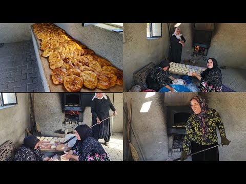 WE MADE 350 PASTRIES IN THE STONE OVEN, BLESS THE HANDS OF THOSE WHO MADE THEM