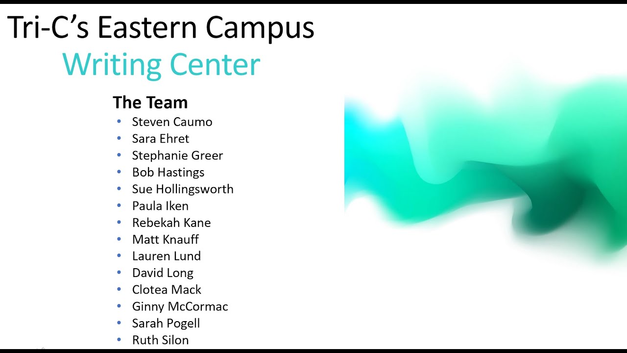 Tri-C Eastern Campus Writing Center (SP 24) - YouTube