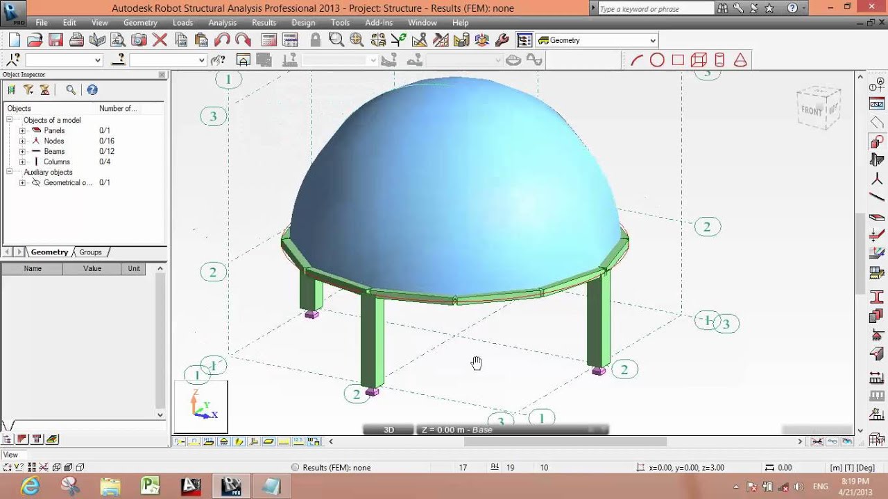 Dome Shell Modelling - YouTube