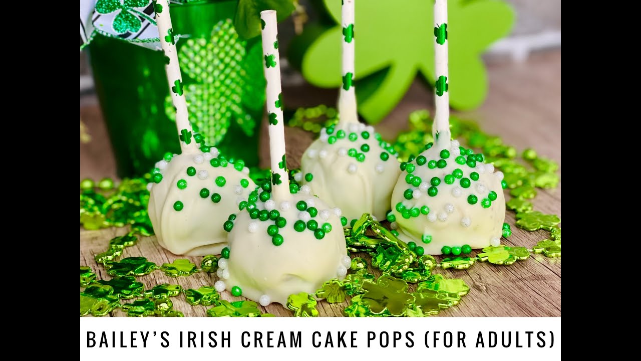 🇺🇸 Bailey's Irish Cream Cake Pops (for adults) 🍫🇫🇷Cake Pops au Baileys☘ ...