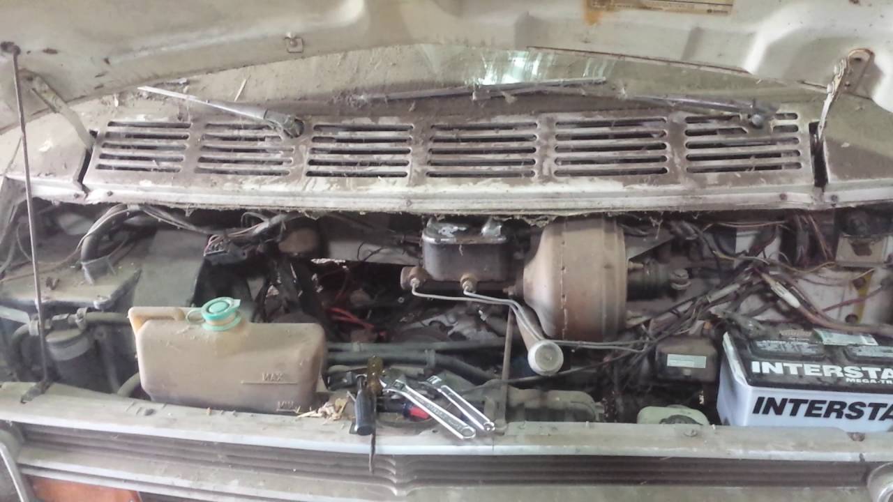 1978 dodge midas rv first start in 13 years - YouTube