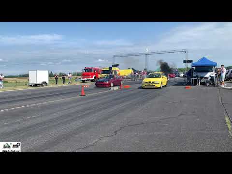Honda Civic VTEC vs Seat Ibiza 1.9 TDI DIESEL POWER 🚦🚗 drag race 1/4 mile - 4K