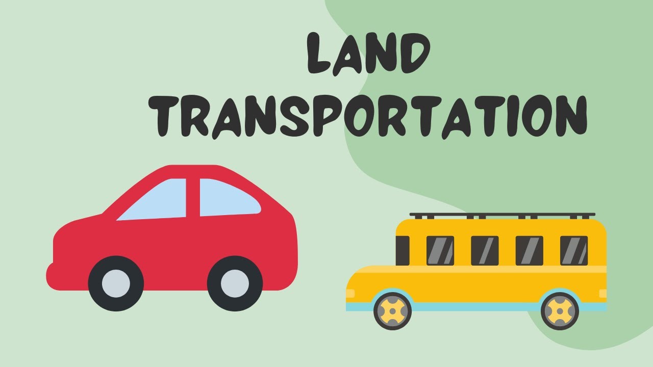 Land transport vehicles for kids | Means of land transport | Land ...